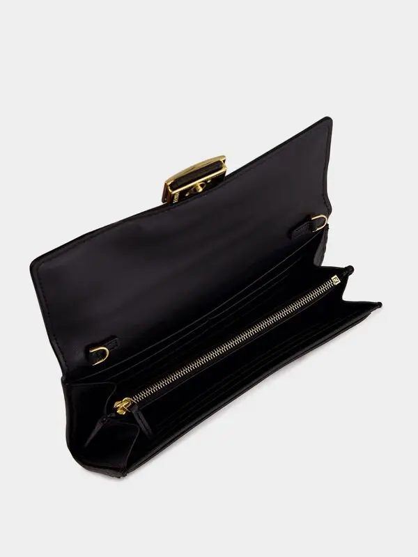 Fendi Baguette Continental Wallet With Chain Strap