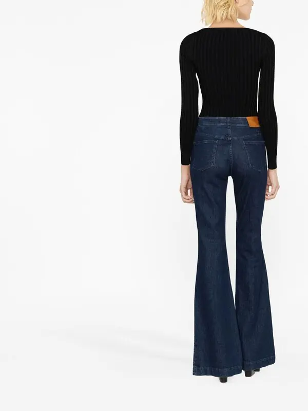 Stella McCartney Ribbed Jumper With Cut-out Detailing - Black
