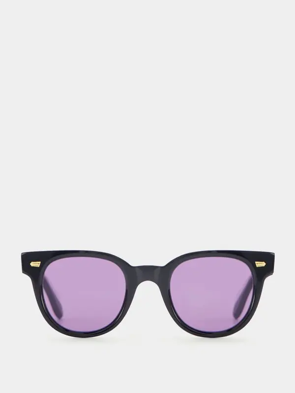 CUTLER AND GROSS Round Sunglasses - Black