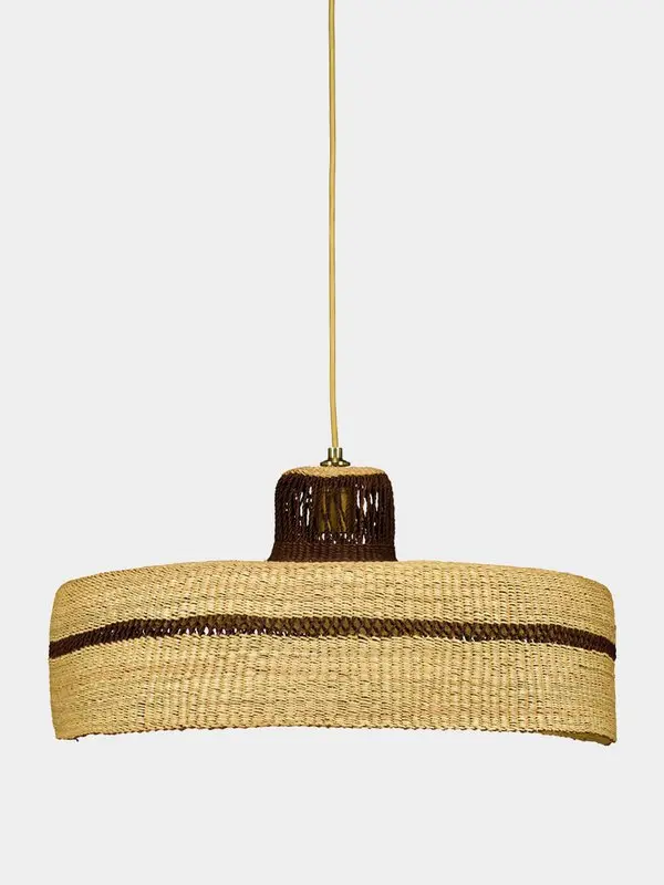 GOLDEN EDITIONS Veta Vera Grass Pendant Light - Brown