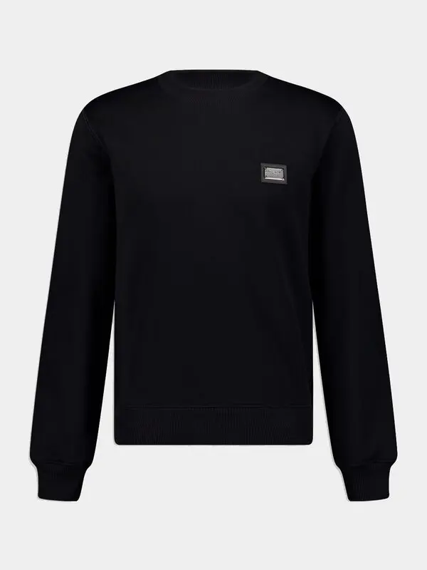 Dolce & Gabbana Dg Essentials Jersey Sweatshirt - Black