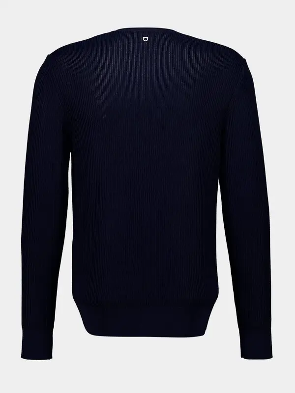FERRAGAMO V-neck Fine Knit Sweater