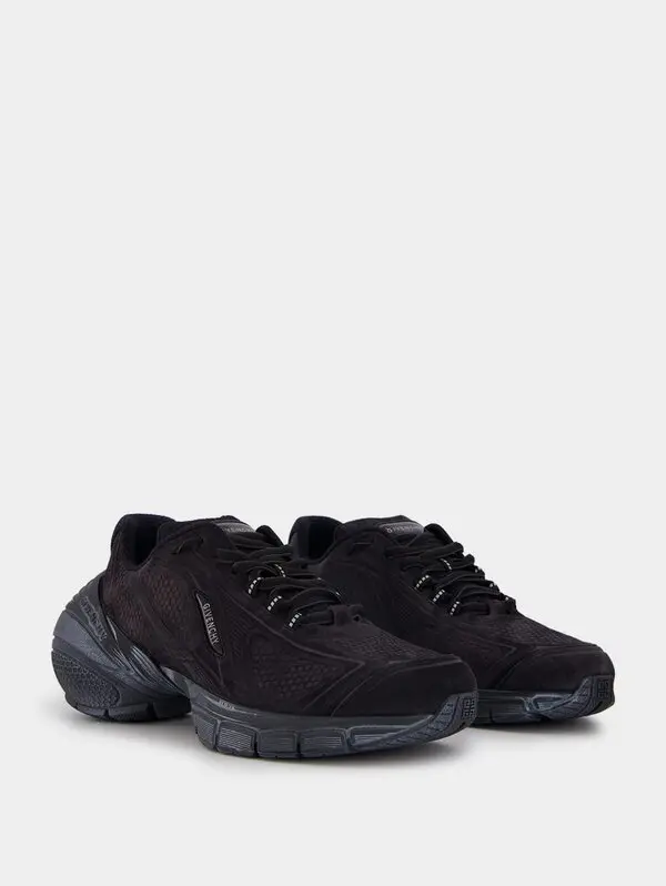 Givenchy Tk-mx Runner Suede Sneakers - Black