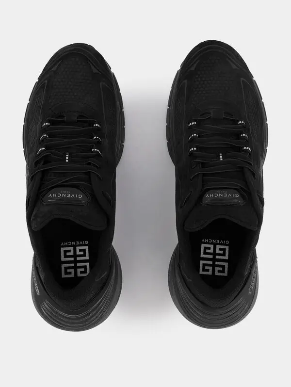 Givenchy Tk-mx Runner Suede Sneakers - Black