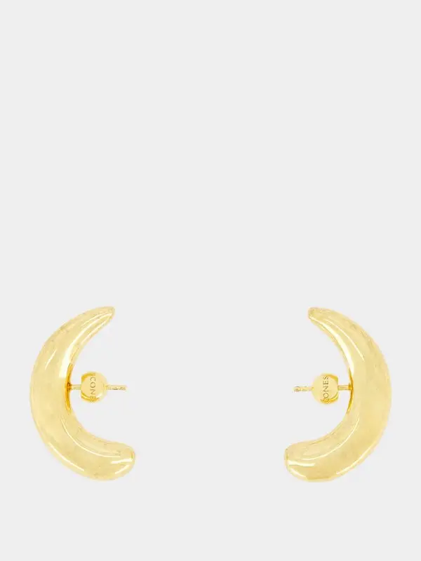 PANCONESI Half Moon Hoop Earrings