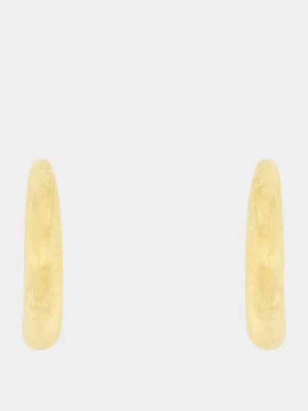 PANCONESI Half Moon Hoop Earrings