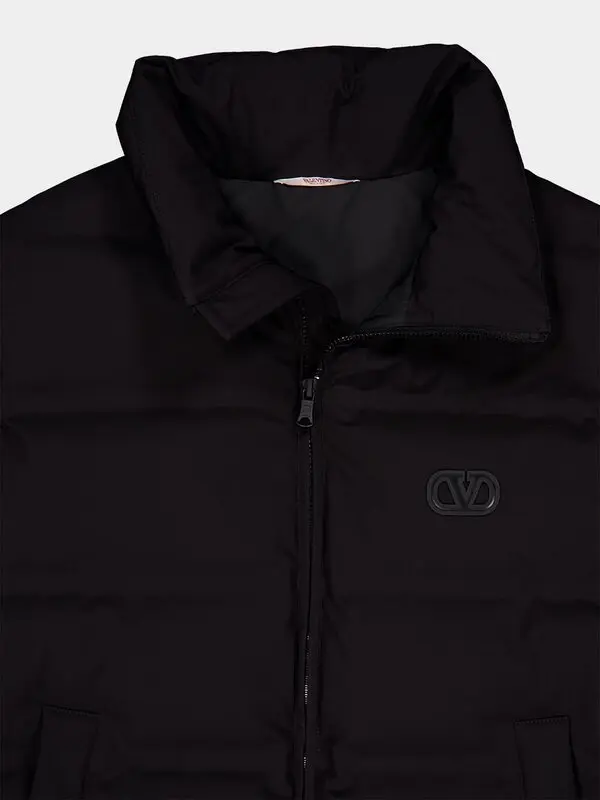 Valentino Garavani Vlogo Nylon Hooded Waistcoat