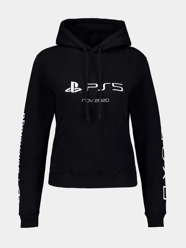 Balenciaga X Playstation 5 Hoodie - Black