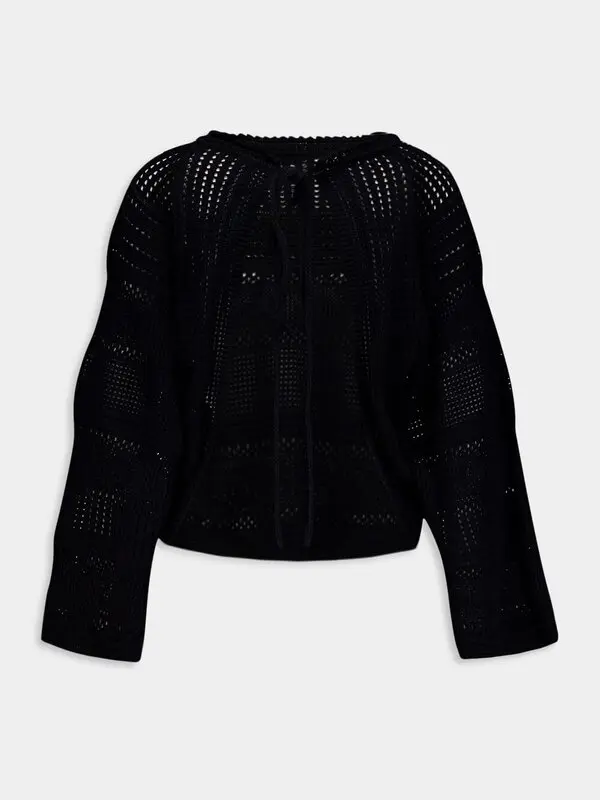 Stella McCartney Crochet-knit Blouse
