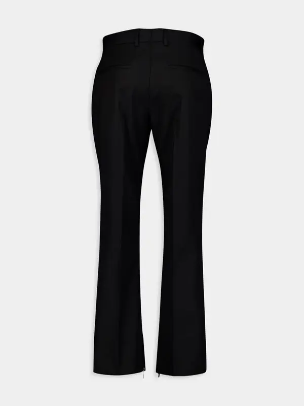Off-White Classic Straight-leg Wool Trousers