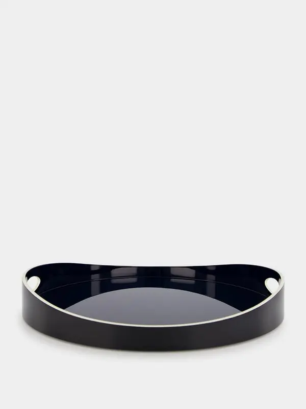MAISON SARAH LAVOINE Basile Broadway Blue Tray - Black
