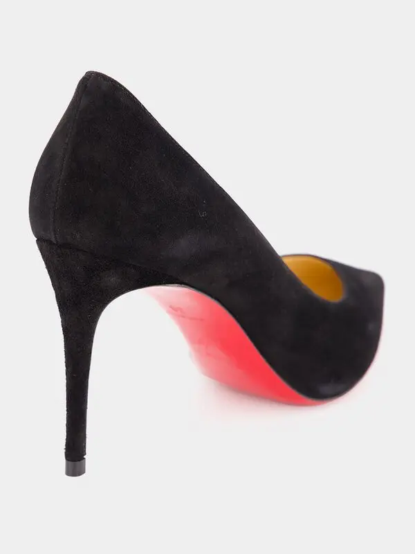 CHRISTIAN LOUBOUTIN Kate 85mm Suede Pumps - Black