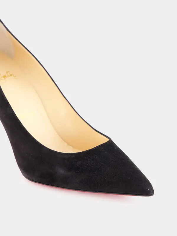 CHRISTIAN LOUBOUTIN Kate 85mm Suede Pumps - Black