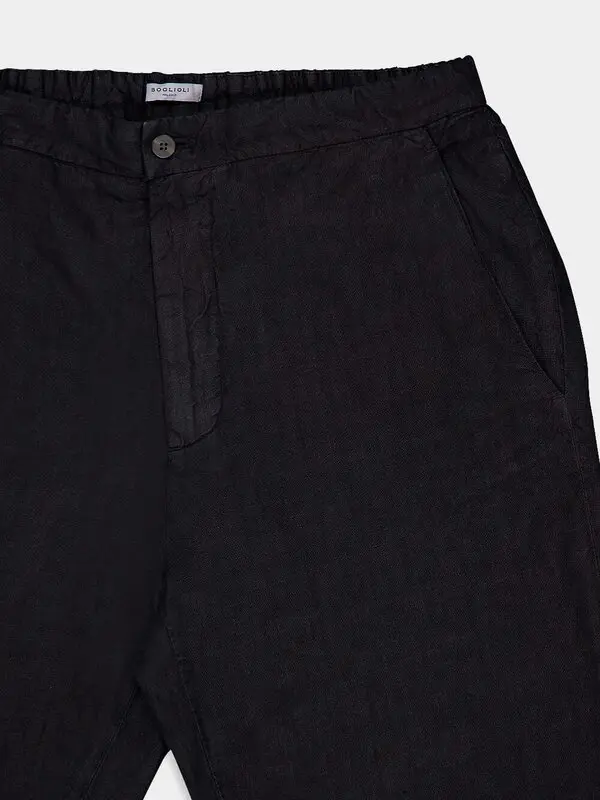 Boglioli Tailored Linen Trousers