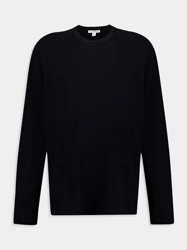 JAMES PERSE Vintage French Terry Sweatshirt - Black