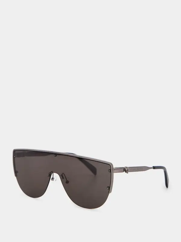 Alexander McQueen Eyewear Skull Sunglasses - Black