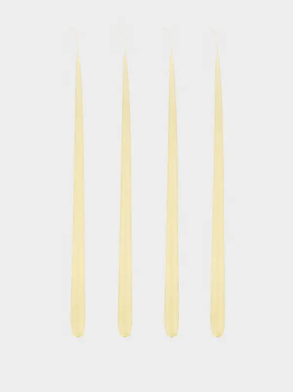 ESTER &AMP; ERIK Slim Buttermilk Candle Set Of 4 - Cream