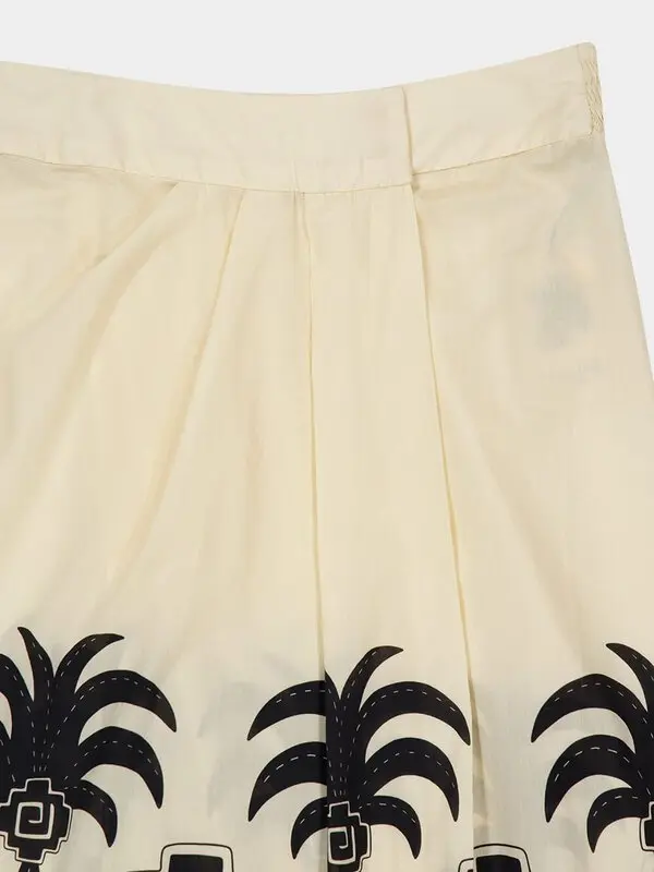 Johanna Ortiz Nature's Patterns Midi Skirt