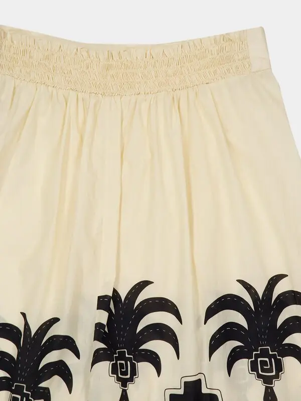 Johanna Ortiz Nature's Patterns Midi Skirt