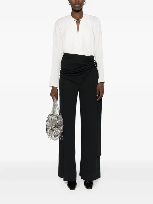 Rabanne Wraparound Palazzo Pants