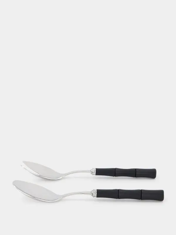CAPDECO Byblos Bamboo Salad Serving Set