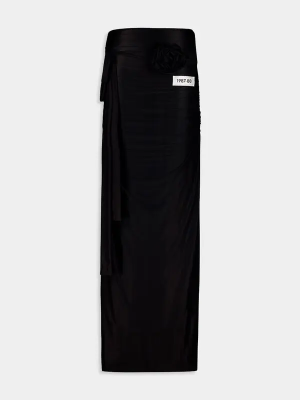 Dolce & Gabbana Belted Jersey Skirt