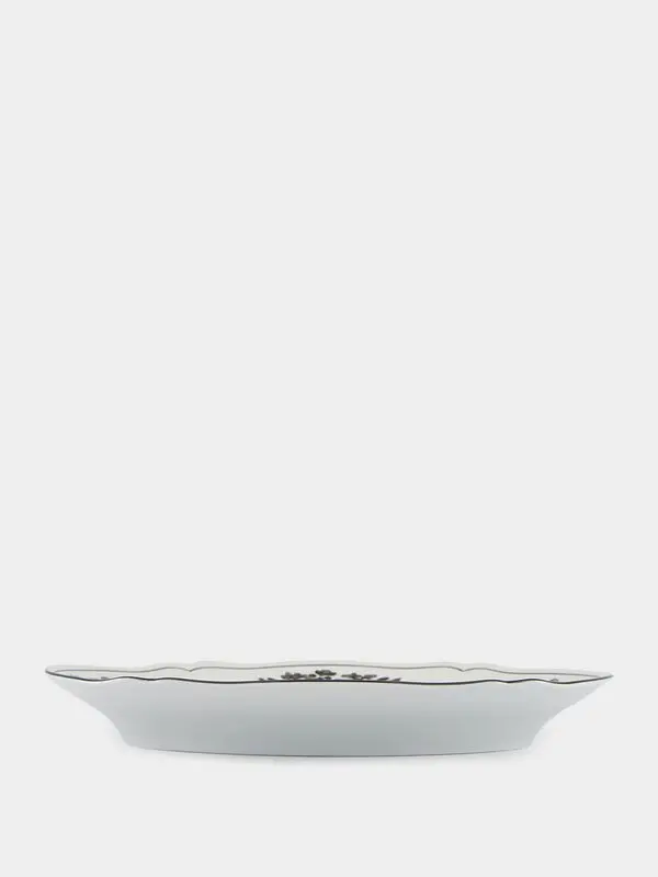 GINORI 1735 Oriente Italiano Albus Oval Platter - Black