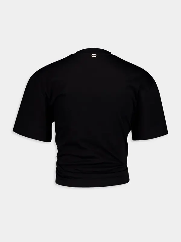 Rabanne Jersey T-shirt With Ring Detail