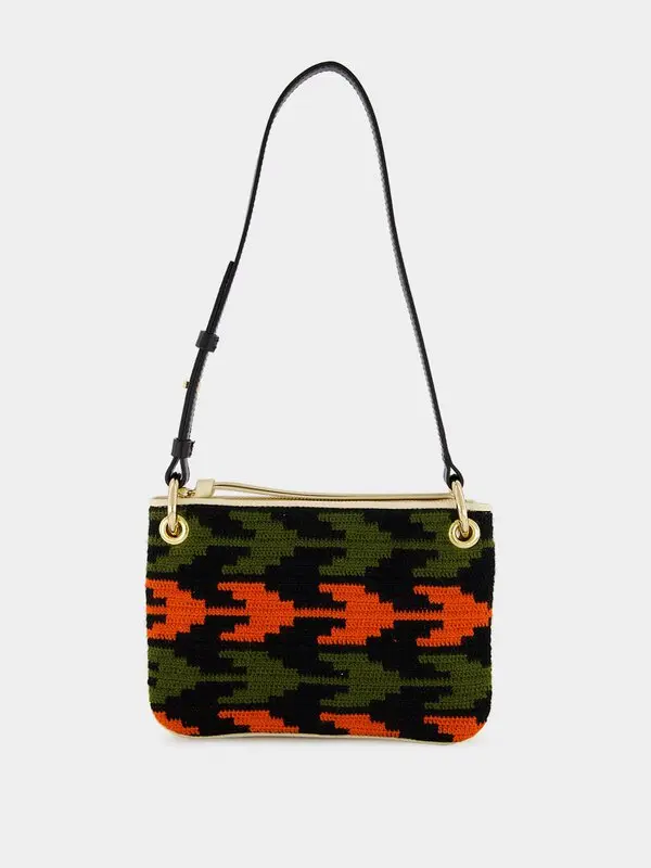 Colville Tasca Arrow-patterned Bag - Black