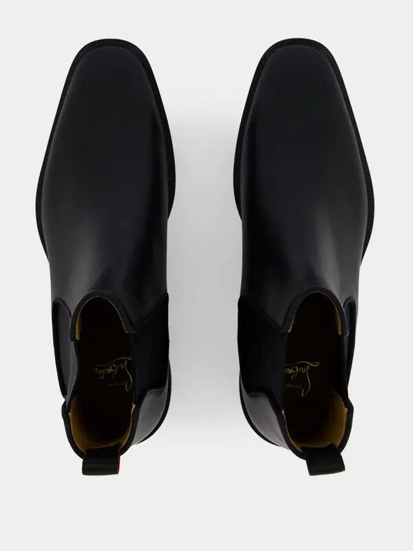 CHRISTIAN LOUBOUTIN Alpinosol Calf Leather Ankle Boots