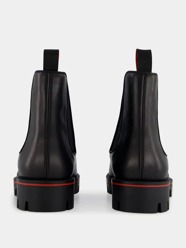 CHRISTIAN LOUBOUTIN Alpinosol Calf Leather Ankle Boots