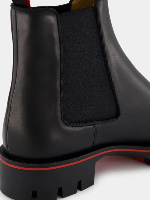 CHRISTIAN LOUBOUTIN Alpinosol Calf Leather Ankle Boots