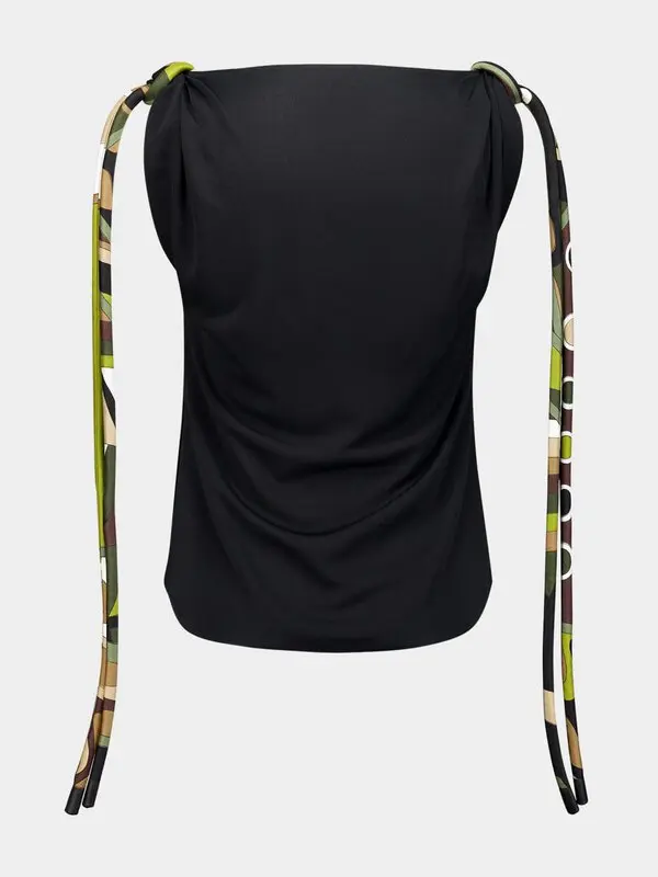 Emilio Pucci Vivara-print Top - Black