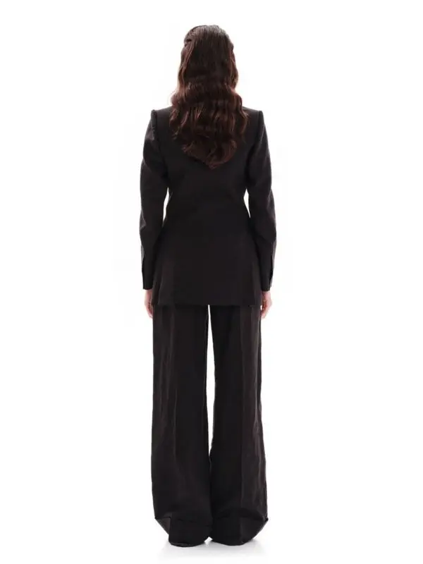 Zeus+dione Rebetiko Linen-blend Wide-leg Trousers