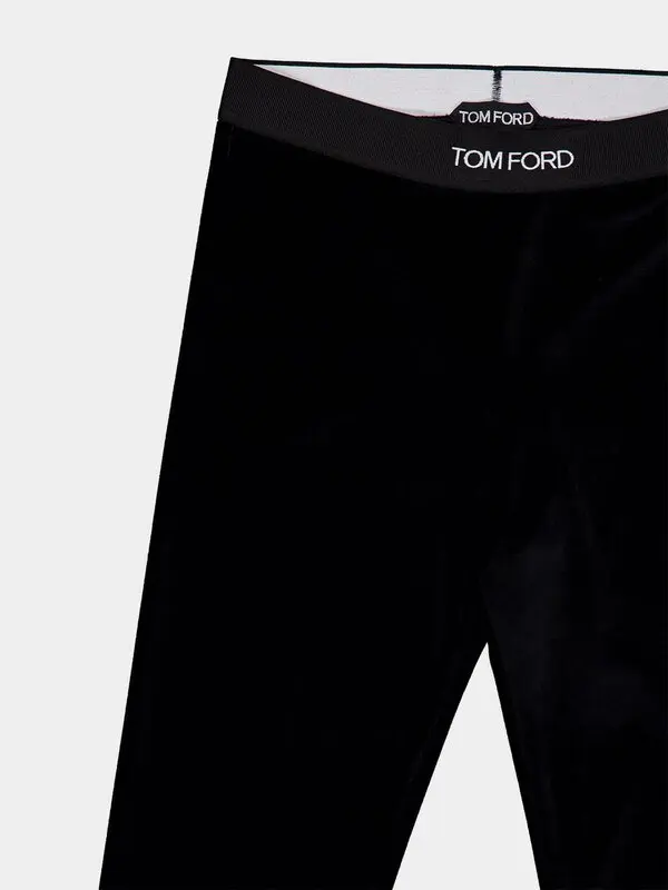 TOM FORD Lustrous Velour Leggings