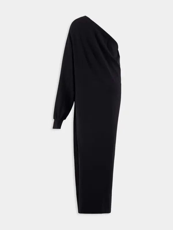Balenciaga Asymmetric Wrap Midi Dress