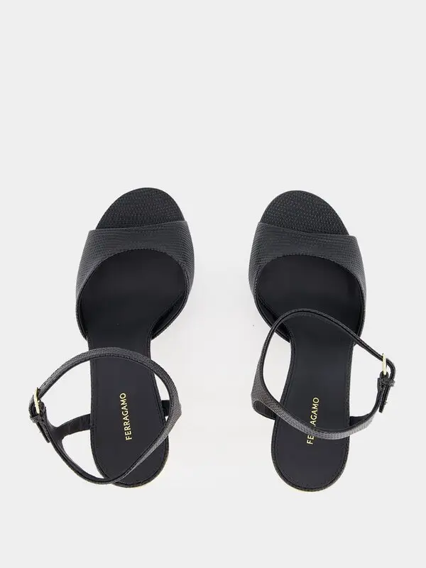 FERRAGAMO Cage Heel Sandal