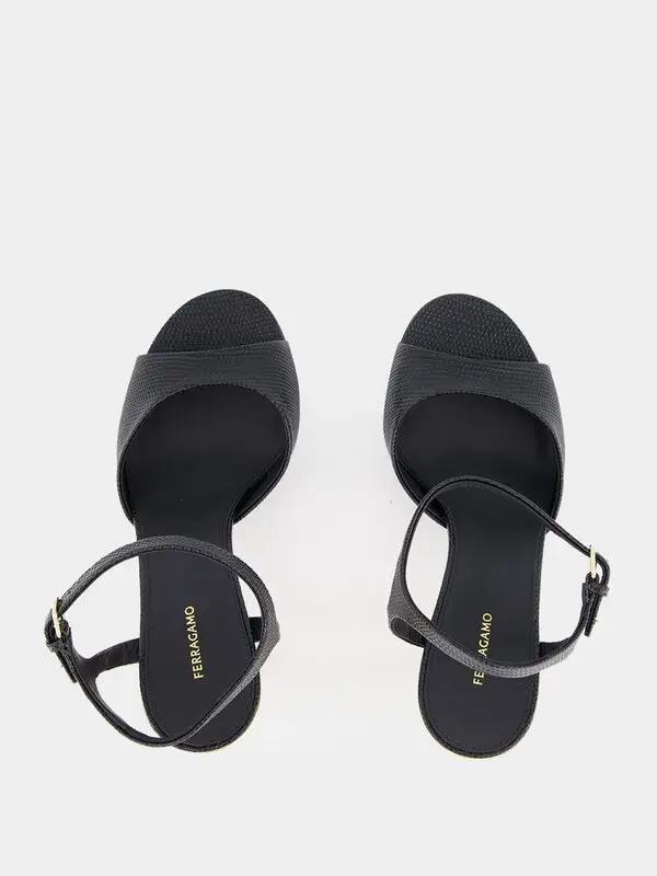 FERRAGAMO Cage Heel Sandal
