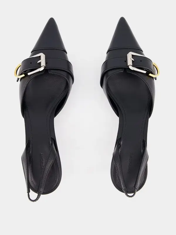 Givenchy Voyou Slingbacks - Black