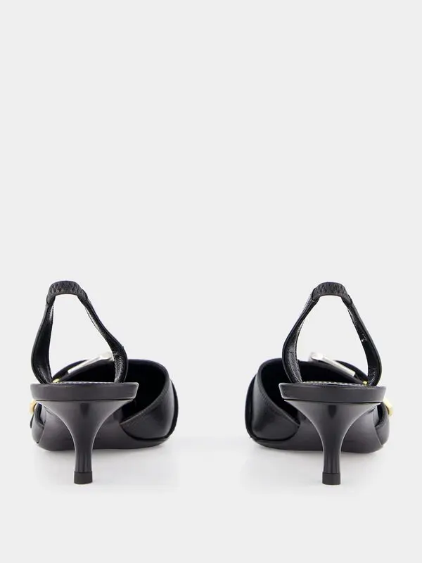 Givenchy Voyou Slingbacks - Black