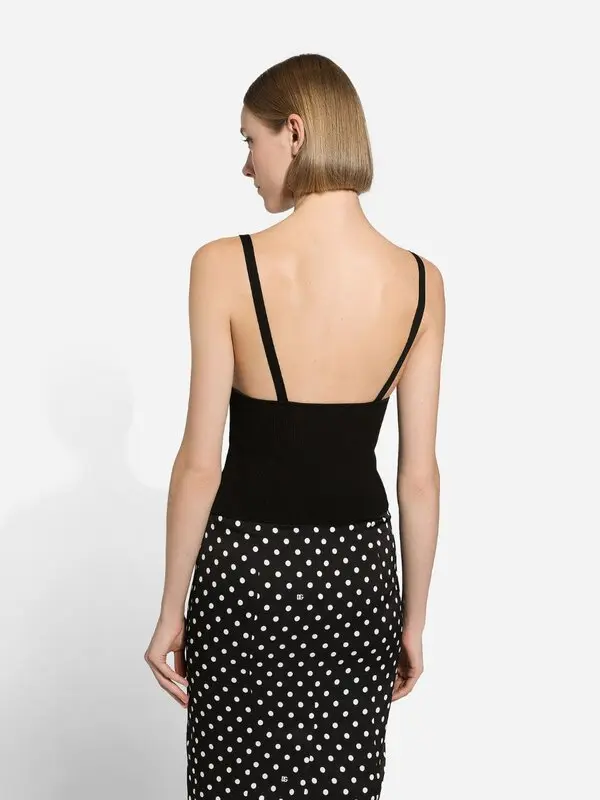 Dolce & Gabbana Viscose-knit Vest Top