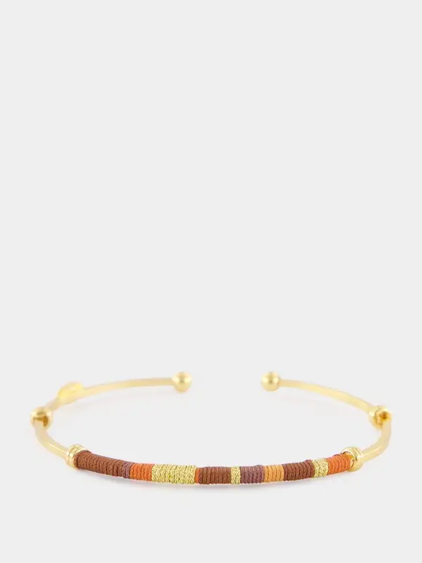 Gas Bijoux Zanzibar Thread Bracelet - Gold