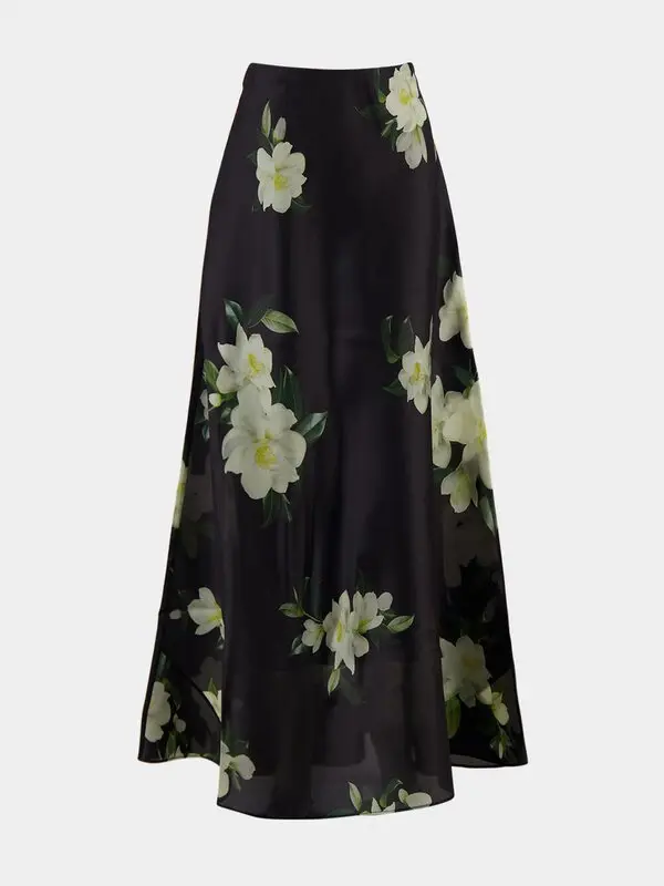 Zimmermann Magnolia Harmony Flared Midi Skirt