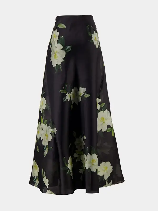 Zimmermann Magnolia Harmony Flared Midi Skirt