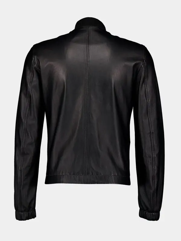 Dolce & Gabbana Lambskin Jacket - Black