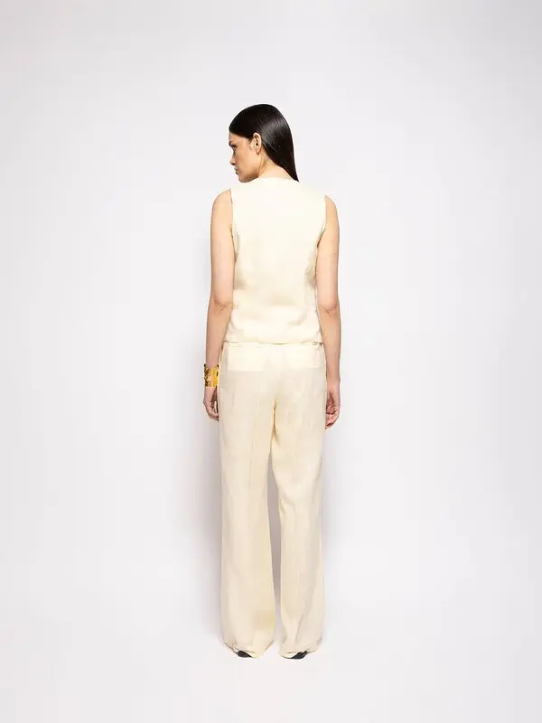 PAULA Marte Linen Wide Leg Pants