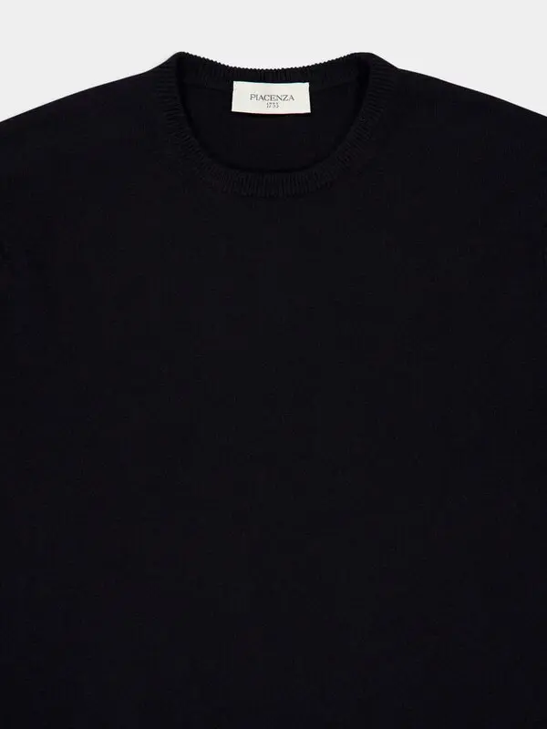 PIACENZA CASHMERE 1733 Cashmere Crewneck Sweater - Black