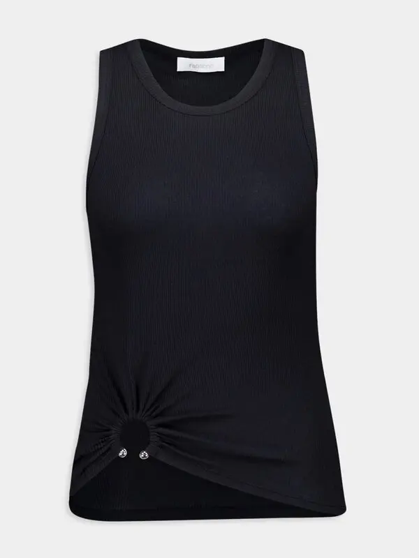Rabanne Tank Top With Piercing Detail