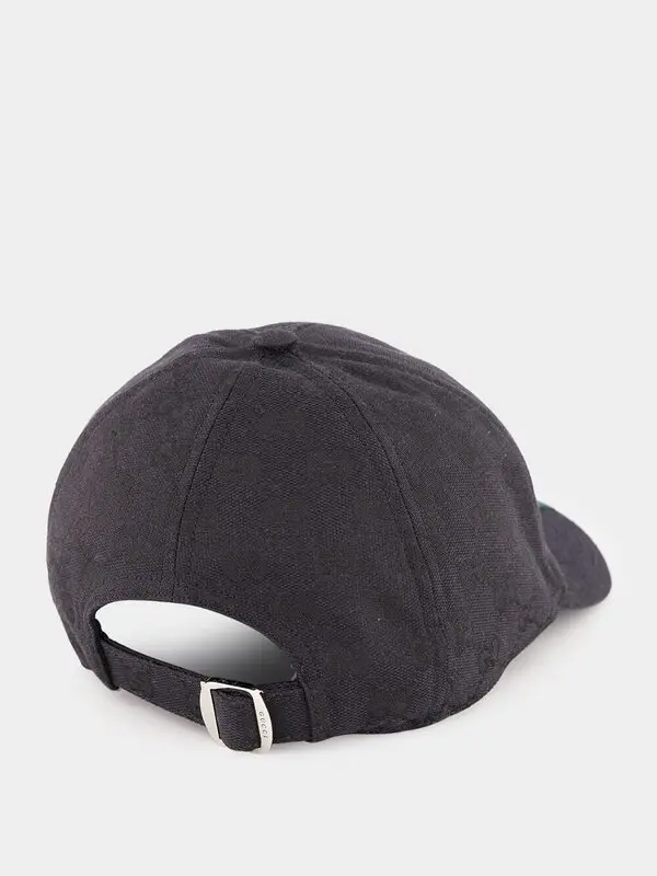 Gucci Gg Canvas Baseball Cap - Black