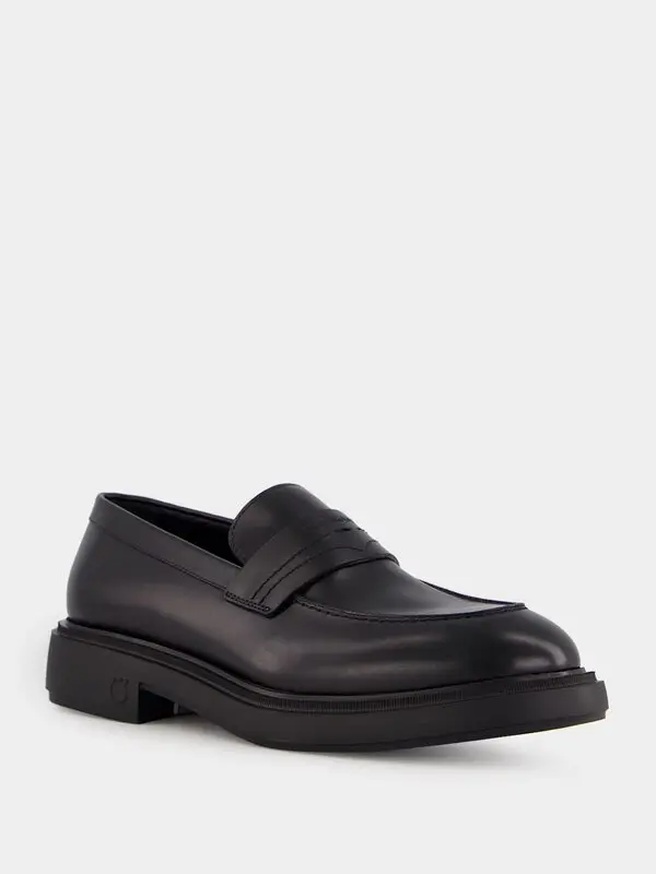 FERRAGAMO Calfskin Penny Loafers